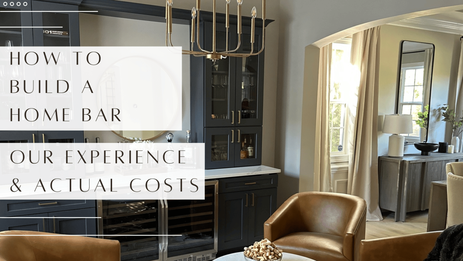 How To Build A Home Bar [Our Experience + Actual Costs]